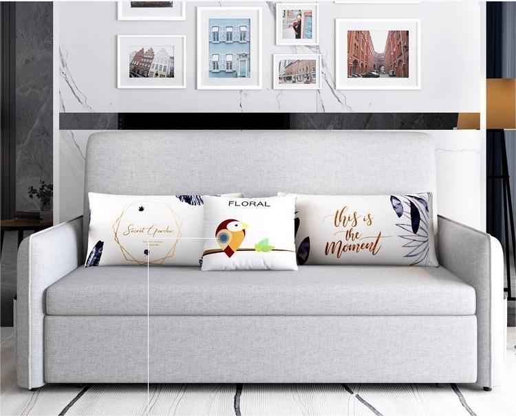 Sofa bed can be folded dual-purpose multi-functional living room small ...