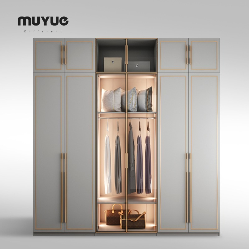 Pre order 】 Wood Moon Light Luxury Wardrobe Combination Overall Italian ...